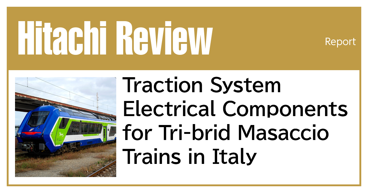 Traction System Electrical Components for Tri-brid Masaccio Trains in ...